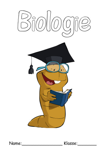 Biologie 6 Deckblatt zum Ausdrucken | Deckblaetter.eu
